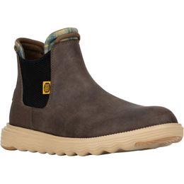 HEYDUDE Branson Klassische Polyurethan Herren Stiefel Desert Braun