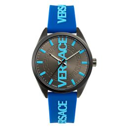 Versace V-Vertical Herren Blau Uhr VE3H00823