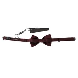 Dolce & Gabbana Dolce & Gabbana N&oelig;ud papillon ajustable en soie &agrave; pois pour hommes, Papillon