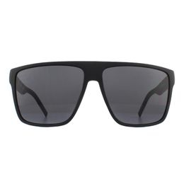 Tommy Hilfiger Square Mens Matte Black Grey Sonnenbrille
