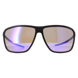 Police SPLL15 Solstice 4 U28Z matte schwarze braune Spiegel violette Sonnenbrille
