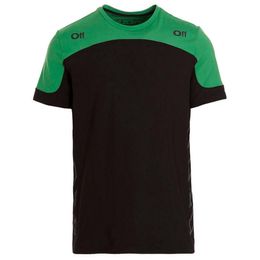 Off-White Diag Outline Schwarzes Sport-T-Shirt