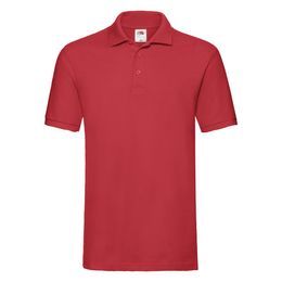 Fruit of the Loom - "Premium" Poloshirt f&uuml;r Herren/Damen Unisex (Rot)
