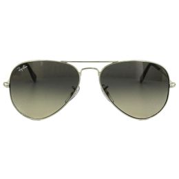Ray-Ban Sonnenbrille Aviator 3025 003/32 Silber Grau Gradient 58mm