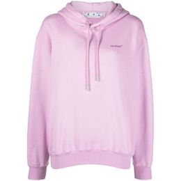 Off-White Diag Regular Fit Lila Lila Kapuzenpullover