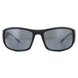 Boll&eacute; Bolle Sonnenbrille King 12573 Matt Schwarz TNS Grau Polarisiert
