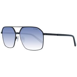 Guess Sonnenbrille GF5081 01W Schwarz Blau Gradient Verspiegelt