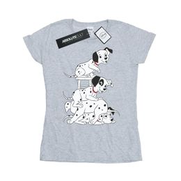 Disney - "101 Dalmatians Chair" T-Shirt f&uuml;r Damen (Grau)