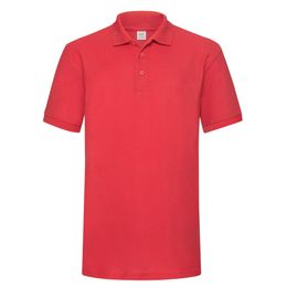 Fruit of the Loom - Poloshirt Schwere Qualit&auml;t f&uuml;r Herren (Rot)