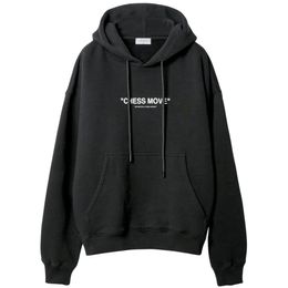 Off-White Chess Move Schwarzer Skate Hoodie