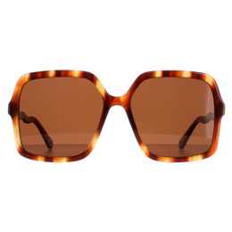 Chlo&eacute; Chloe Quadratisch Damen Havanna Braun CH0086S Zelie