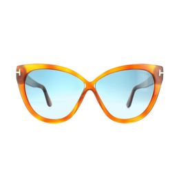 Tom Ford Sonnenbrille 0511 Arabella 53W Blonde Havanna Blau Gradient
