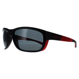 Arnette Square Herren Schwarz Dunkel Grau Polarisiert AN4337 Floresta
