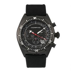 Morphic M53 Serie Chronograph mit Lederarmband und Datumsanzeige