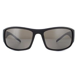 Boll&eacute; Bolle Sonnenbrille King BS026002 Matte Black Volt+ Gun Polarized