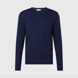 Herren Calvin Klein Merinowolle Pullover in Marineblau