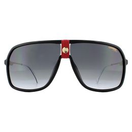 Carrera Aviator Herren Gold Rot Dunkel Grau Gradient Sonnenbrille