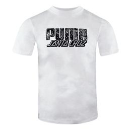 Puma x Santa Cruz Kurzarm Crew Hals Wei&szlig;er Herren T-Shirt 532243 02