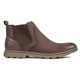 Hush Puppies Tyrone Braune Herrenstiefel Aus Leder