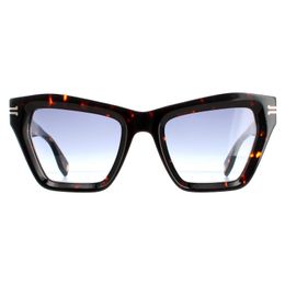 Marc Jacobs Cat Eye Damen Havanna Grau Azurblau MJ 1001/S