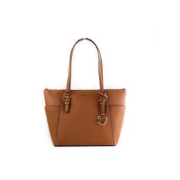 Michael Kors Femme Charlotte Signature Grand sac fourre-tout en cuir avec fermeture &eacute;clair en haut Sac &agrave; main