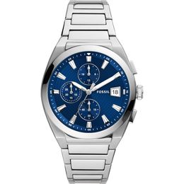 Montre Fossil Everett Chronograph Pour Hommes Argent FS5795