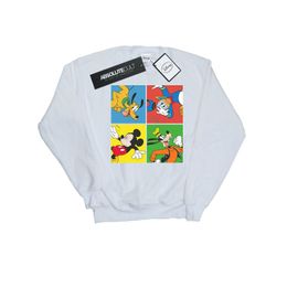 Disney - "Mickey Mouse Friends" Sweatshirt f&uuml;r Herren (Wei&szlig;)
