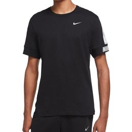 Nike Herren NSW Repeat T-Shirt Schwarz