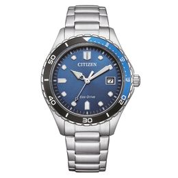 Citizen Damen Silberne Uhr AW1821-89L