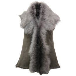 Damen-Shorts-Gilet-Denver aus Toscana-Lammfell