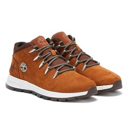 Timberland Sprint Trekker Nubuck Mid Mens Rust Brown Stiefel