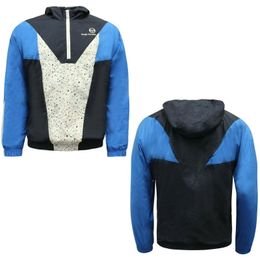Sergio Tacchini Coltan Rei&szlig;verschluss UP Mens Track Top Kapuzenjacke Navy 38031 216 EE111