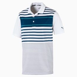 Puma Cobra Spotlight Striped Casted Sport Golf Polo Shirt 577882 16