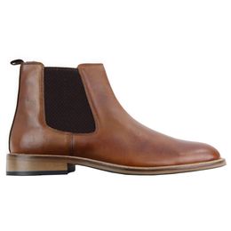Vintage-H&auml;ndlerstiefel aus braunem Leder f&uuml;r Herren