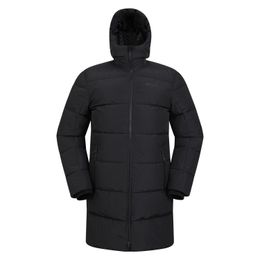 Mountain Warehouse Herren Vortex Longline gepolsterte Jacke (schwarz)