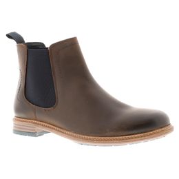 Hush Puppies Justin Chelsea Braune Herrenstiefel Aus Leder