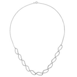 Orphelia Halskette f&uuml;r Damen, Sterling-Silber 925, Silber ZK-2795