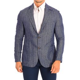 La Martina Lang&auml;rmliger Blazer mit normaler Passform TMJ003-TL124, Herren