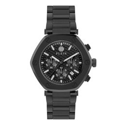 Philipp Plein The Hexagon Chrono Herren schwarze Uhr PWZBA0623