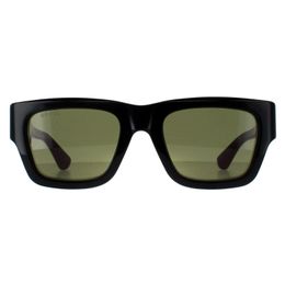 Gucci Square Herren Schwarz mit Gr&uuml;n und Rot Gr&uuml;n GG1668S
