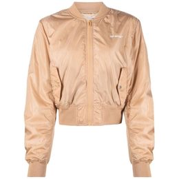 Off-White Diag Hellbraune Bomberjacke