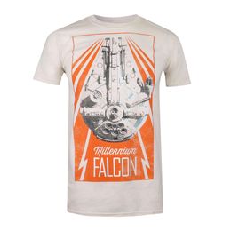 Star Wars - T-shirt MILLENNIUM FALCON - Homme (Beige p&acirc;le)