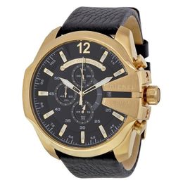 Diesel Mega Chief Schwarz Herren Armbanduhr DZ4344