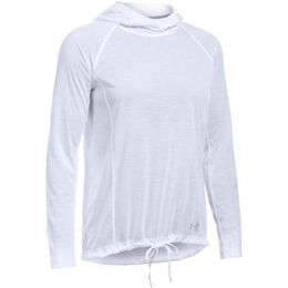 Under Armour Thread Borne Womens White Hoodie