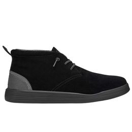 HEYDUDE Jo Wildleder Herrenstiefel Jet Black