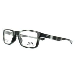 Oakley Brillenfassung Fin Box Trubridge OX8108-04 Poliertes Grau Schildpatt 53mm Herren