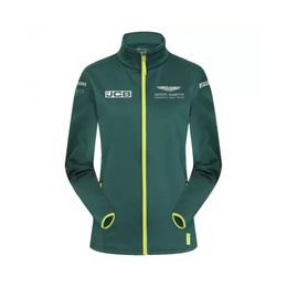 Aston Martin F1 Offizieller Team Womens Green Softshell Jacke