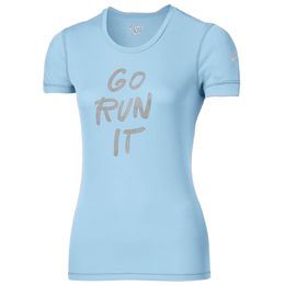 asics rennen Sie es Frauen hellblaues T-Shirt
