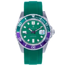 Nautis Interceptor Coffret avec Bracelets Interchangeables et Affichage de la Date - Vert
