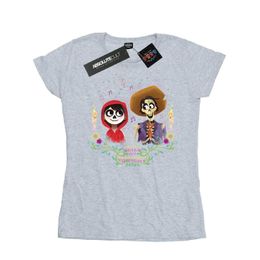 Disney - "Coco Miguel And Hector" T-Shirt f&uuml;r Damen (Grau)